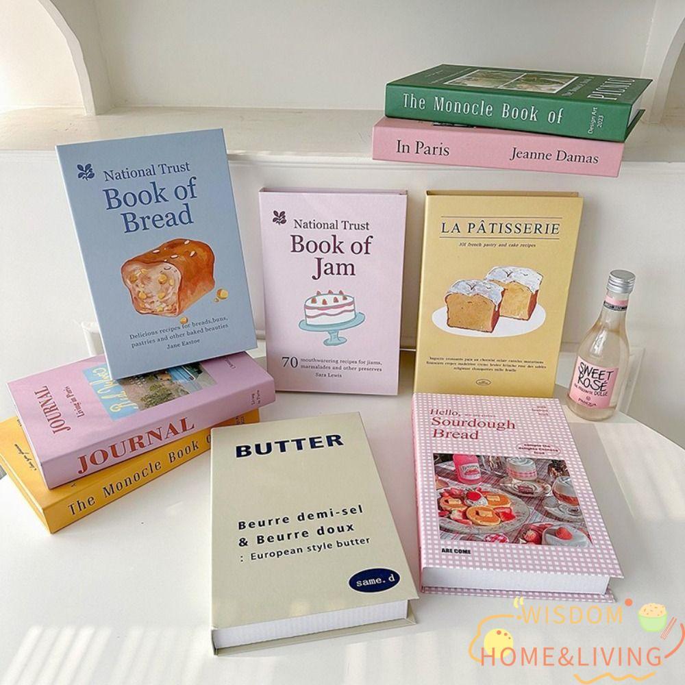 WISDOM Fake Books, Simulation Foldable Model Book, Fashion Modern Style ...