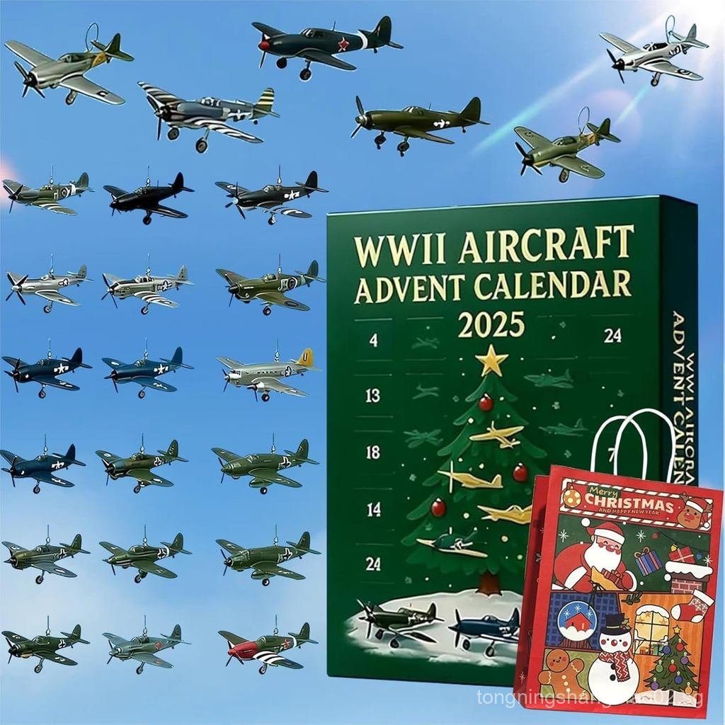 WWII Aircraft Advent Calendar 2025, 3D WW2 Aircraft Advent Calendar ...
