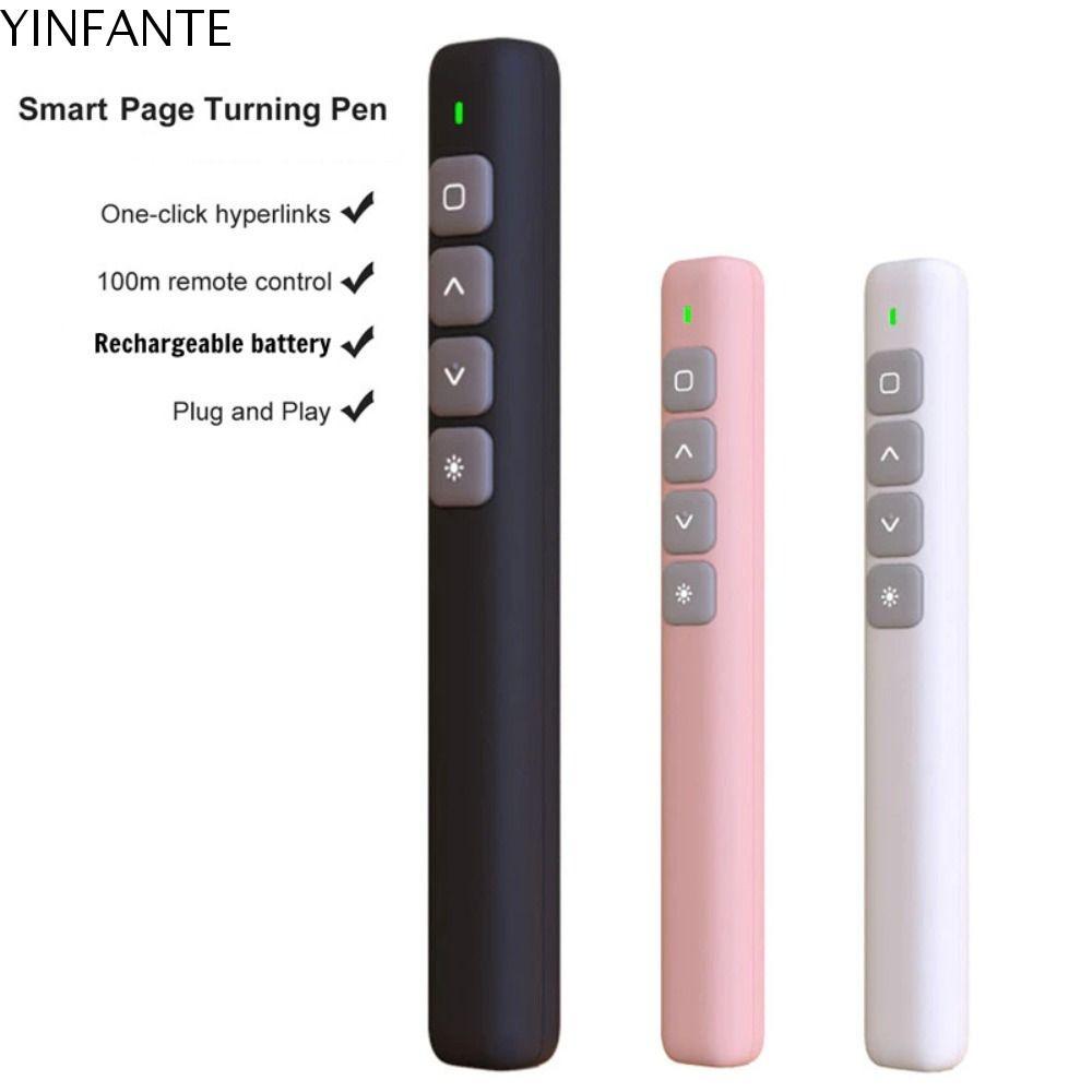 YINFANTE Whiteboard Remote Control Pen, Infrared Remote Meeting PPT ...