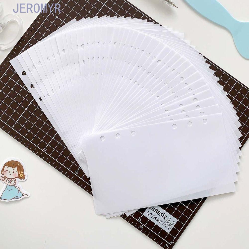 JEROMY5R White Release Paper, A4 A5 A6 40 Sheets Loose Leaf Storage ...