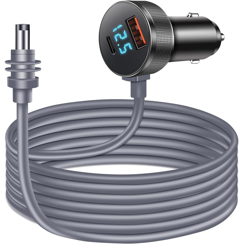 Starlink Mini Accessories Car Adapter, 3-in-1 Charger with Digital ...