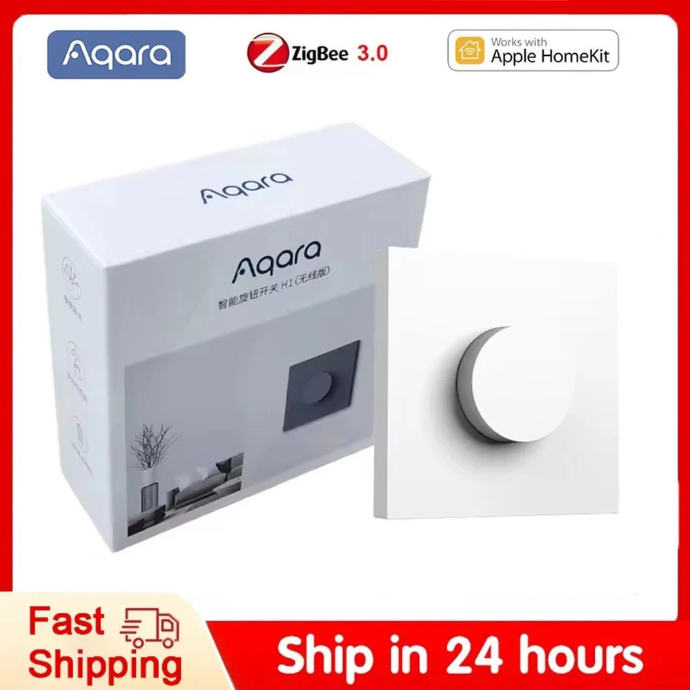 New Aqara Smart Dimmer Switch H1 Wireless Rotary Switch Intelligent ...