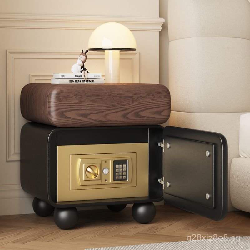 Smart Bedside Cabinet Safe Integrated Simple Modern Multifunctional ...
