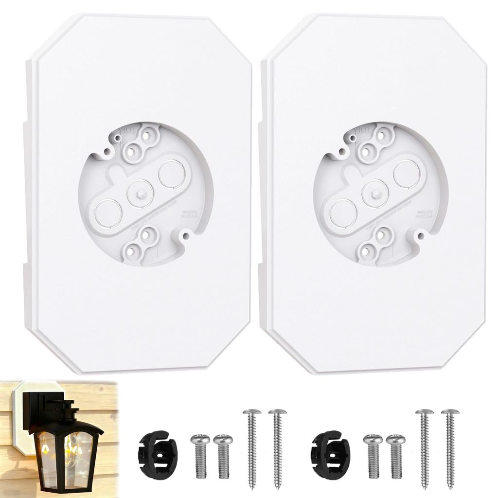 2 Pack Vinyl Siding Mounting Blocks for 1/2 inch Lap Double and 4 inch ...