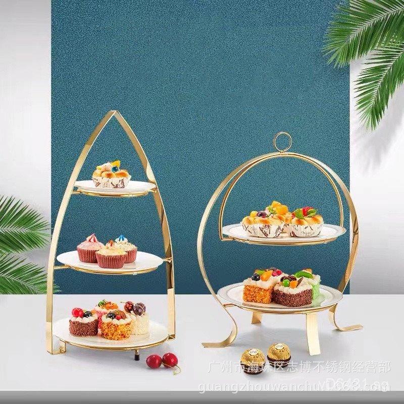 Dessert Table Afternoon Tea Tray English Style Pastry Stand Cake Hotel ...