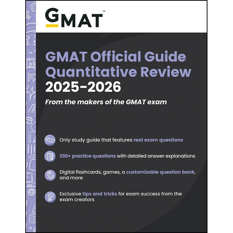 GMAT Official Guide Quantitative Review 2025-2026: Book+Online Que/GMAC ...