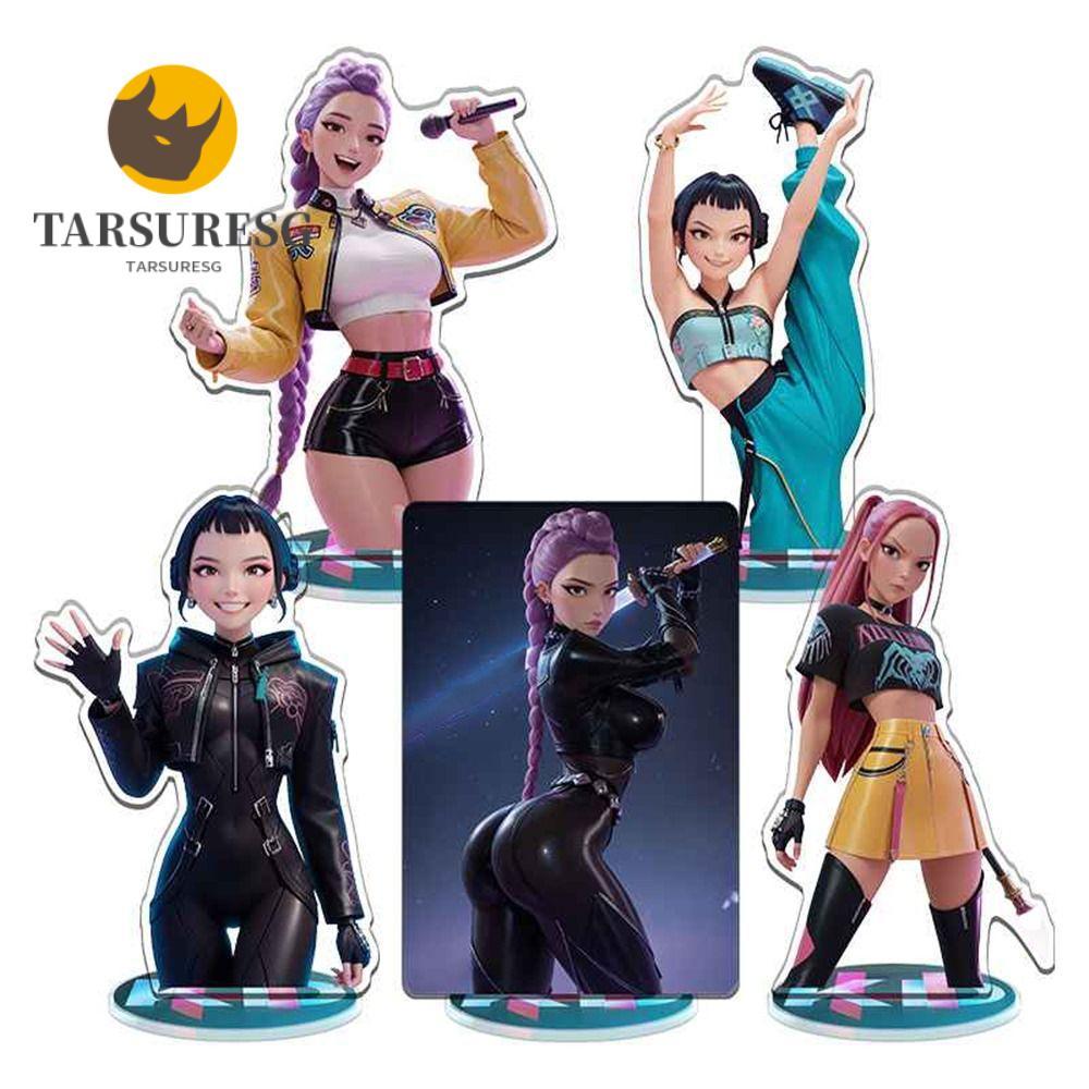 TARSURESG KPop Demon Hunters Standing Plates, Rumi Mira Zoe Acrylic ...