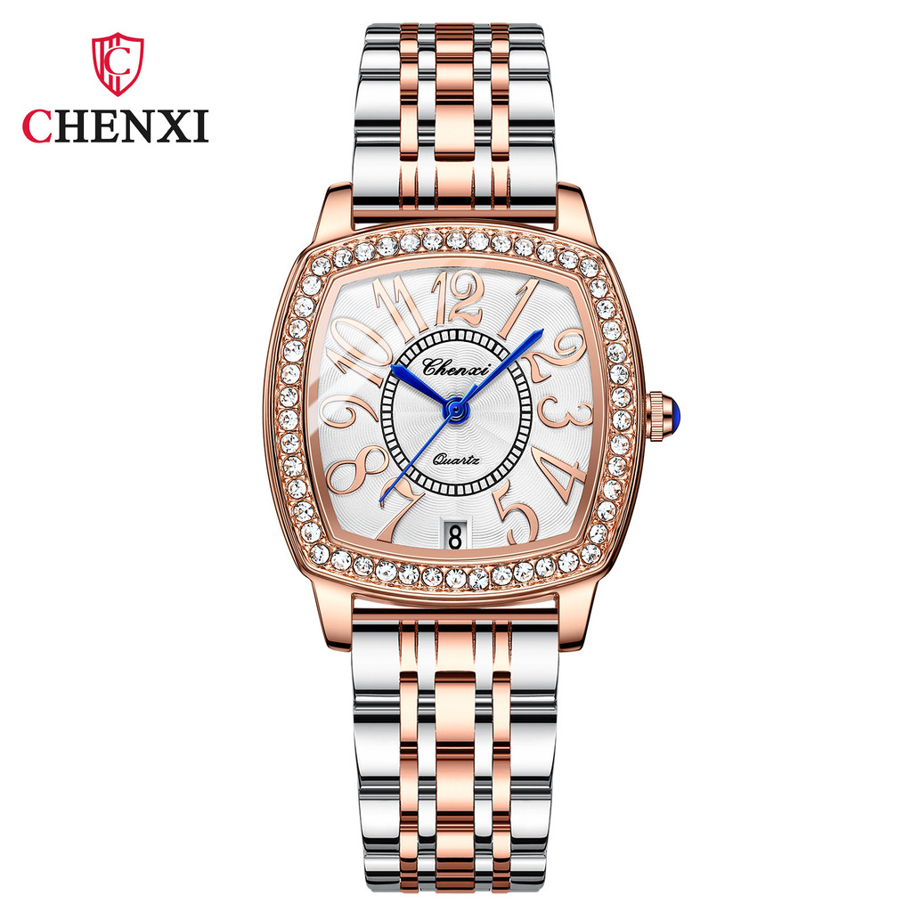 CHENXI Dawn Barrel-Shaped Frank Style Women's Watch Muller Waterproof ...