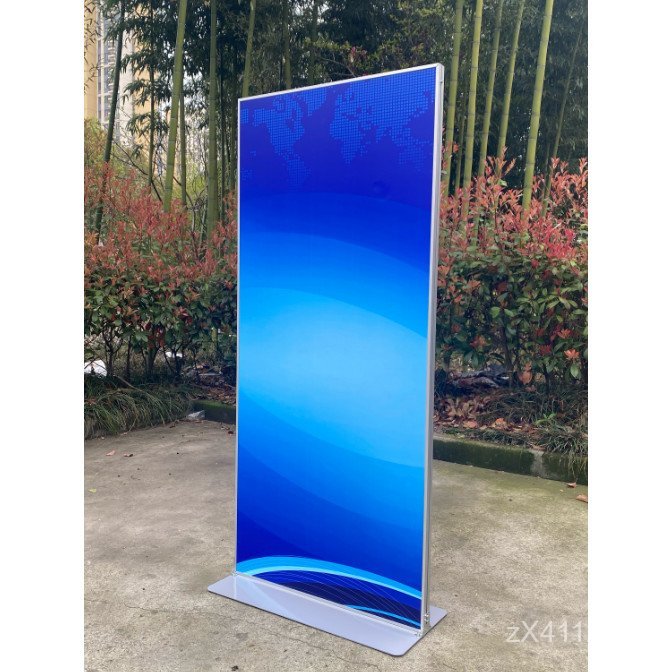 Standing Sign Poster Stand Roll-Up Display Stand Advertising Vertical ...