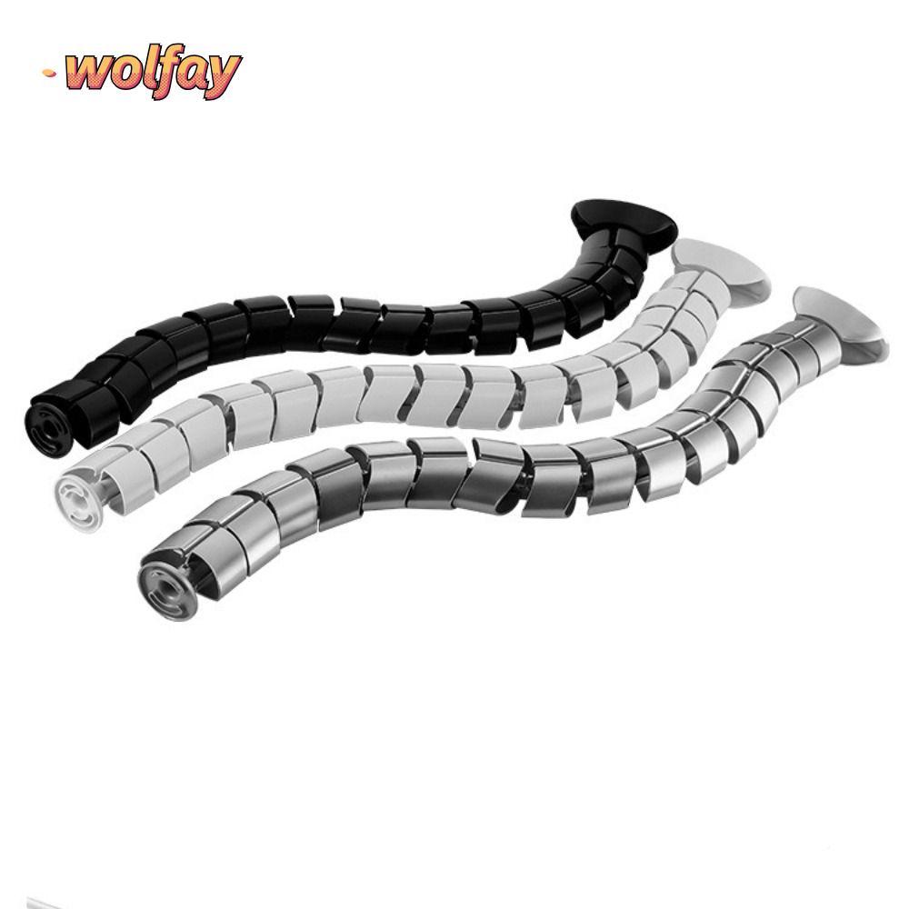 YOLANDA Wire Spine Cable Sleeve, Height Adjustable Clamp-On Design ...