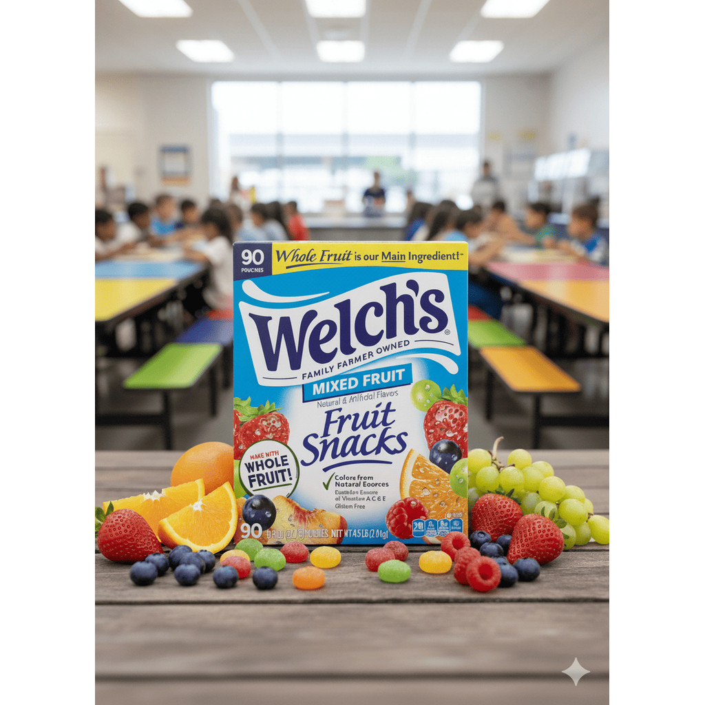 Welch’s Fruit Snacks Mixed Fruit Gummies – Large Box of 90 Packs ...