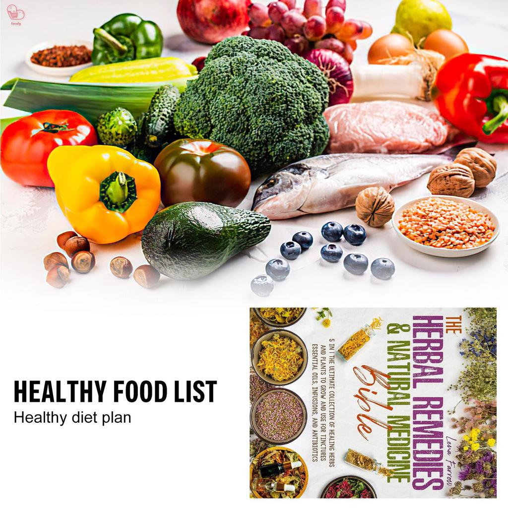 Healthy Food List And Diet Plan Guide Beginner-Friendly Meal Planner ...
