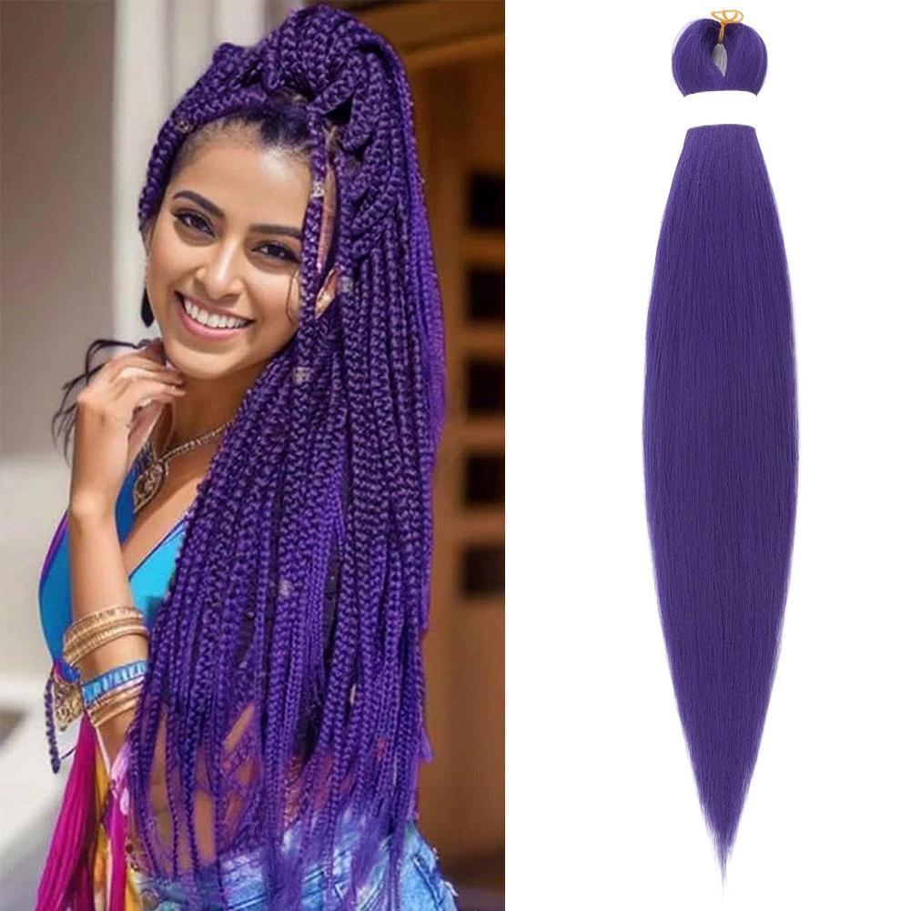 Kpop Demon Hunters Wigs Huntr/x Rumi Purple Long Hair Wig For Girl ...