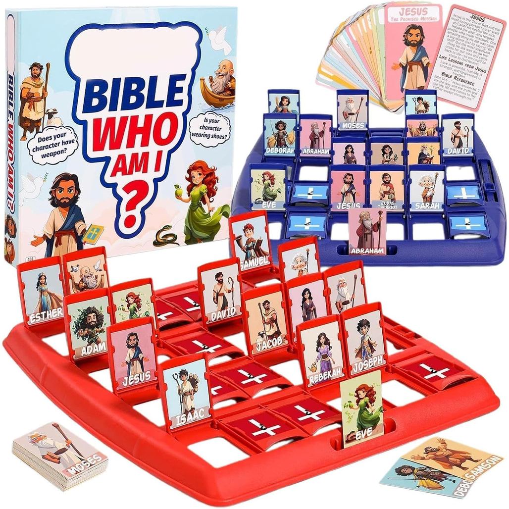 Bible Who Am I Game - Classic 24 Holy Characters with Life Story ...
