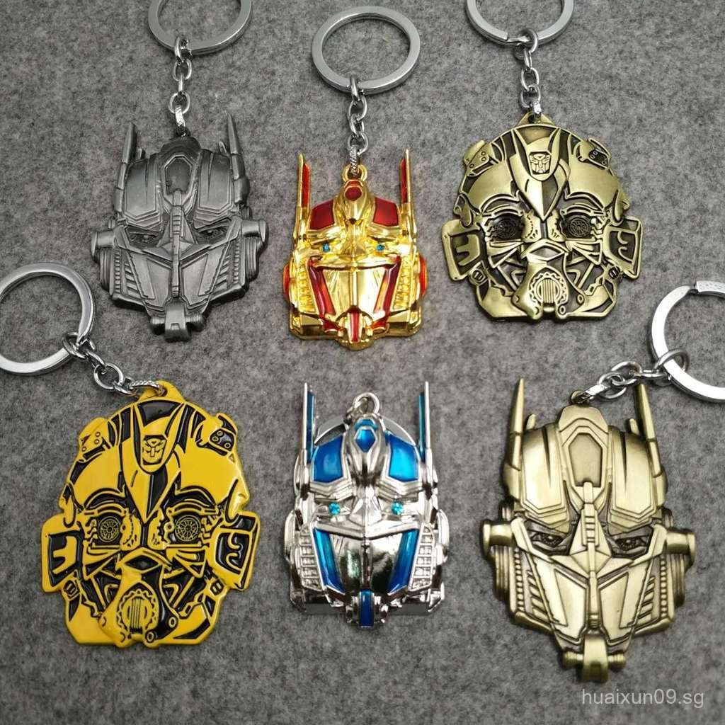 Transformers Peripheral Keychain Optimus Prime Bumblebee Autobot Metal ...