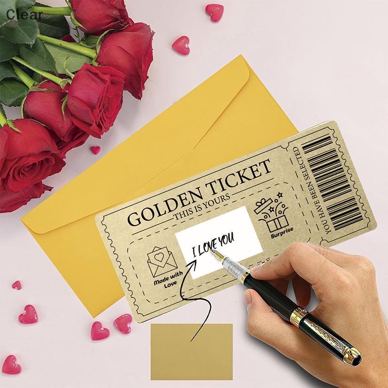 [IGO] Scratch Off Ticket Golden Ticket Scratch-off Card Raffle Gift ...