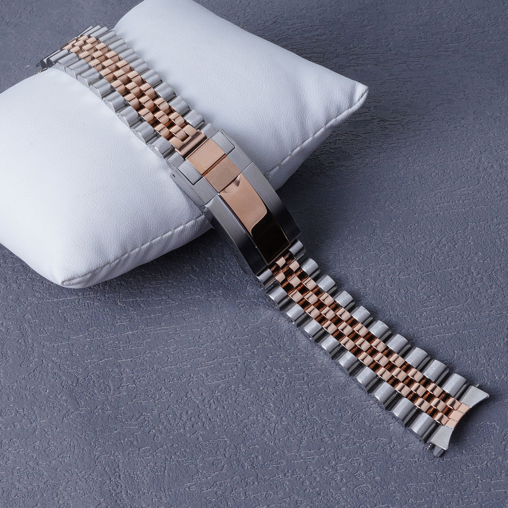 For Seiko 5 SNXS73 75 7SNXS80 SNXS81 19mm Middle Rose Gold Hollow ...