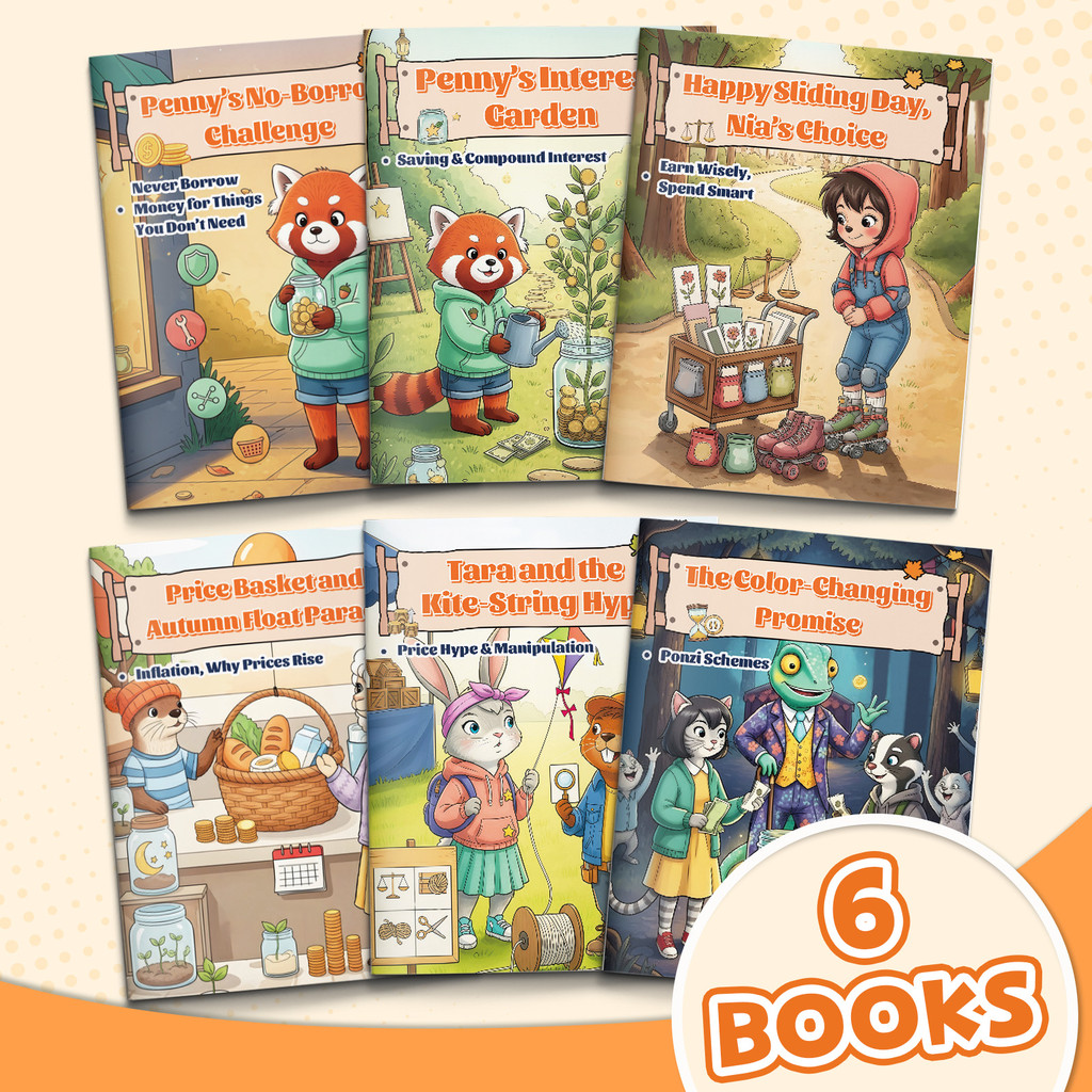 Financial Literacy for Kids Picture Book Series (6 Books) — Learn Smart ...