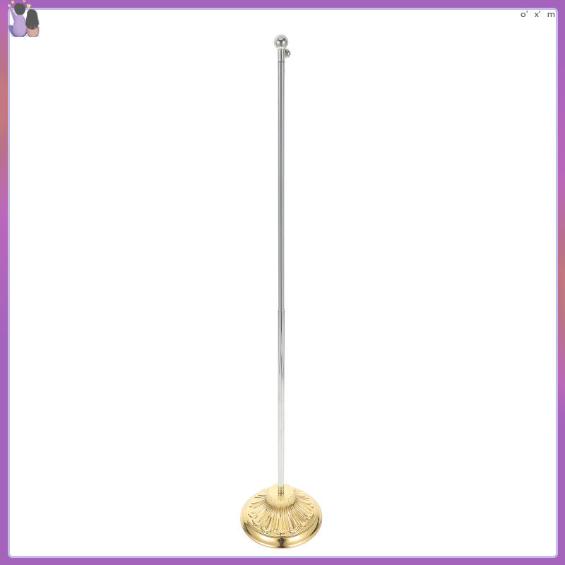 Table Flag Pole Holders Indoor Flag Base Alloy Flag Stand Heavy Duty ...