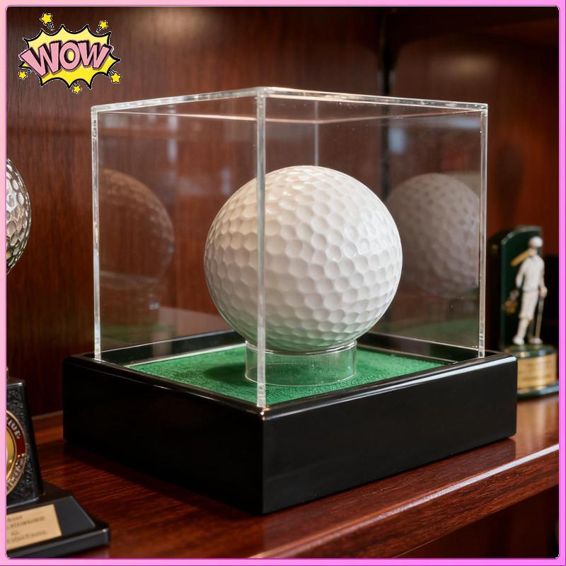 [WOW] Golf Ball Display Case Acrylic Transparent Baseball Ball Holder ...
