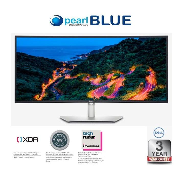 Dell UltraSharp 34 Curved USB-C Hub Monitor - U3423WE (replacement of ...