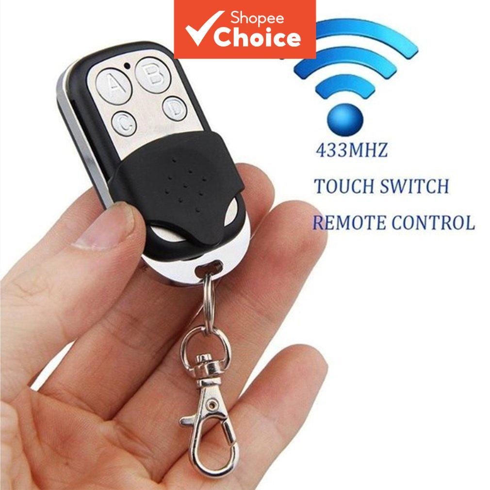 Universal 433MHZ Remote Control with 4 Buttons for Garage Door / Gate ...