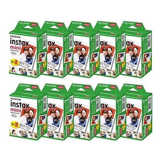 Fujifilm Cheki Film Instax Mini JP2 Instant Camera 20 Sheets × 10 Sets ...