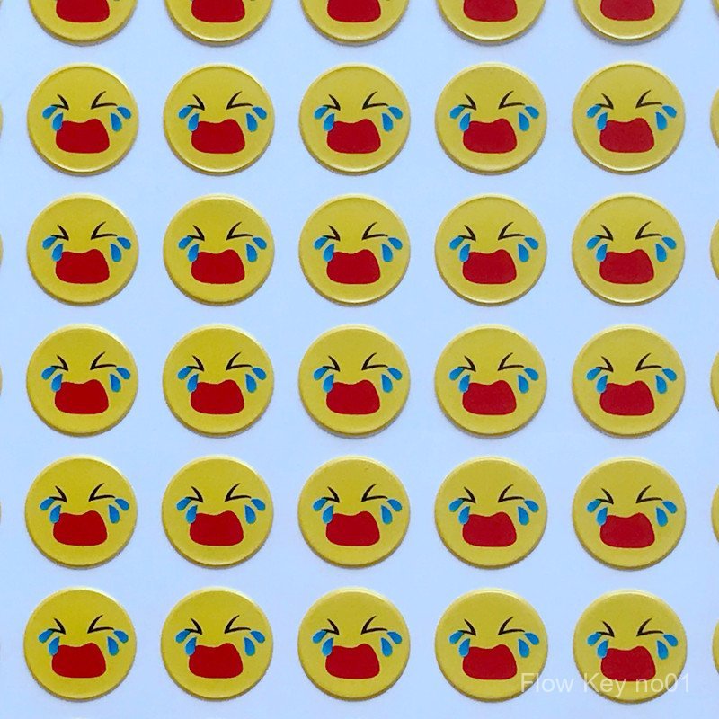 Children's Reward Smiley Face Crying Face Emoji 3D3D Bubble Stickers ...