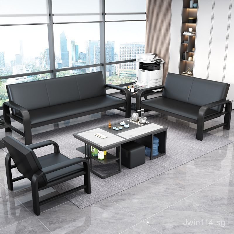 Office Coffee Table Rest Area Combination Steel Frame Cross-Border ...