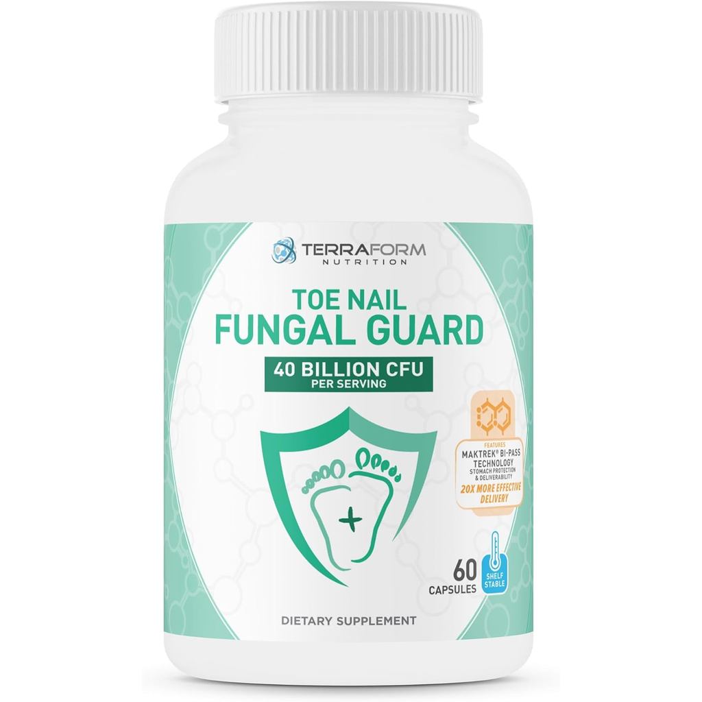 Terraform Nutrition Toenail Fungal Guard - Probiotic Fungus Inhibitor ...