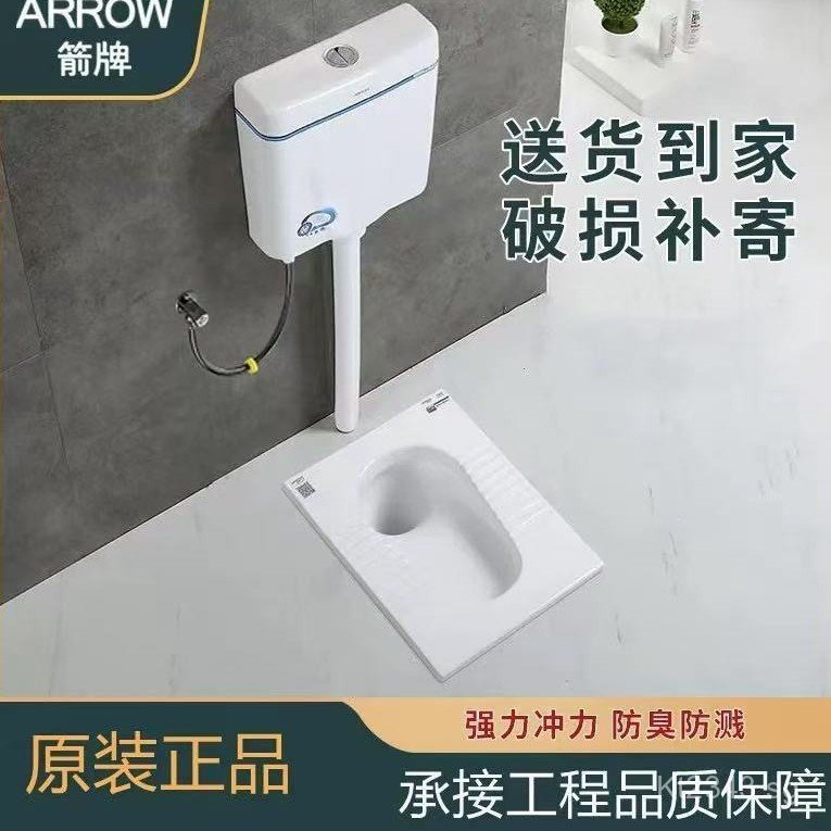 Complete Set Squat Toilet Bidet Arrow Engineering Odor-Proof/Toilet ...