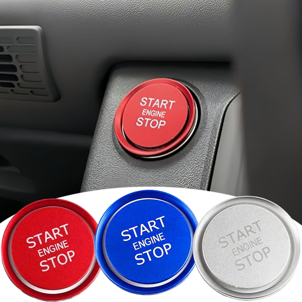 Alloy Car Start Stop Push Button Ignition Switch Button Modification ...