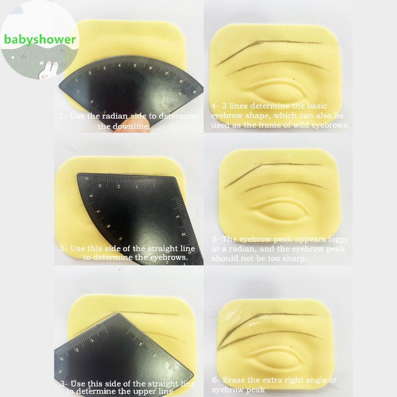 Babyshower Fast Drawing Eyebrow Drawing Eyebrow Design Ruler Reusable ...