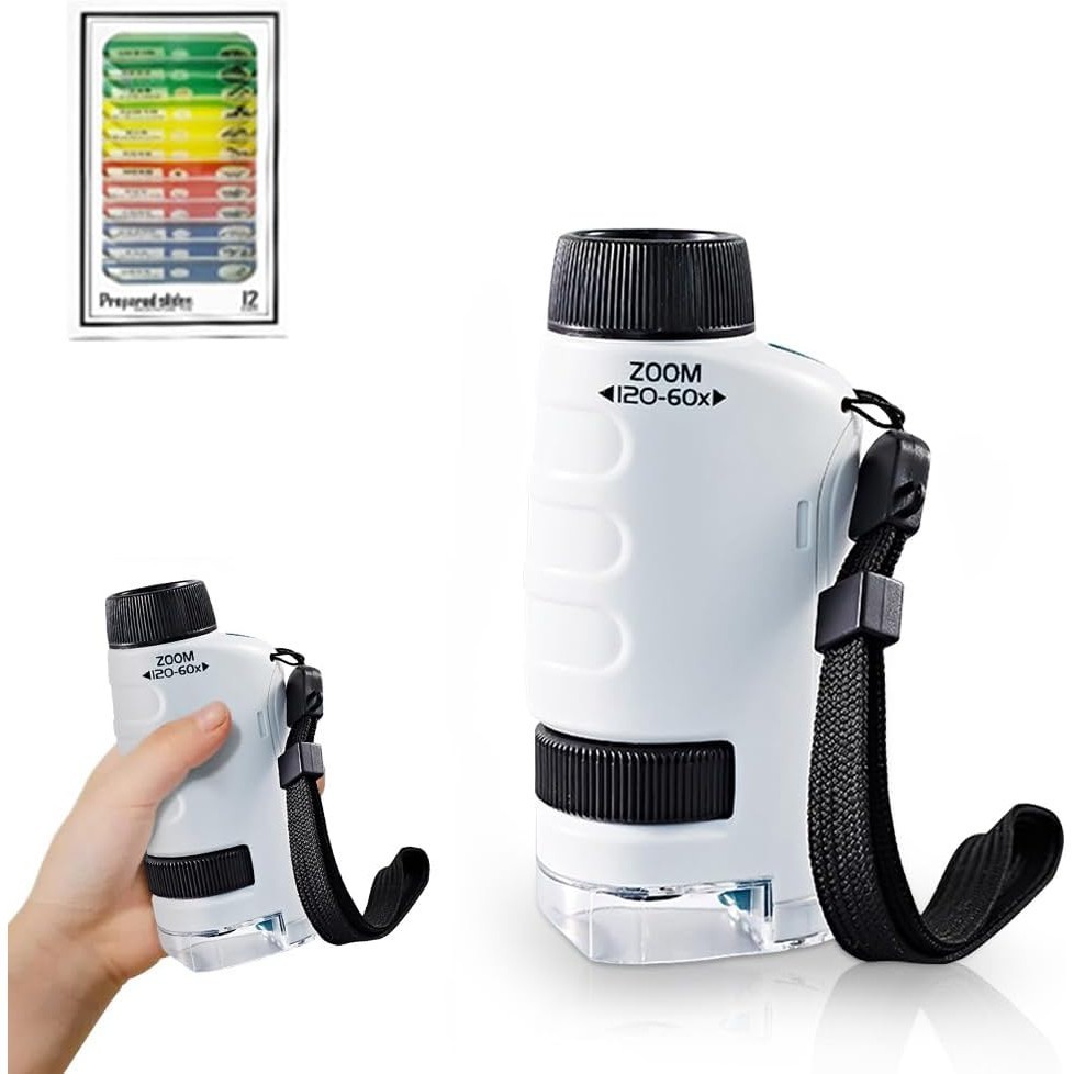 2026 New Miniscope Portable Microscope Kids, Mini Microscope for Kids ...