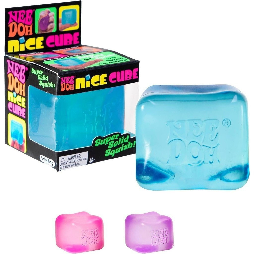 Schylling Nice Cube Nee Doh Stress Ball - Sensory Toys, Needoh Fidget Toys, Anxiety & Stress ...
