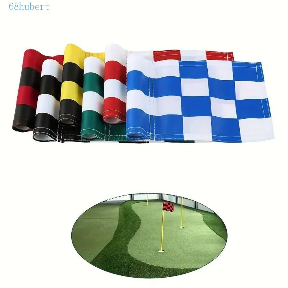 HUBERT Golf Course Flags, with Tube 420D Nylon Putting Green Flags ...