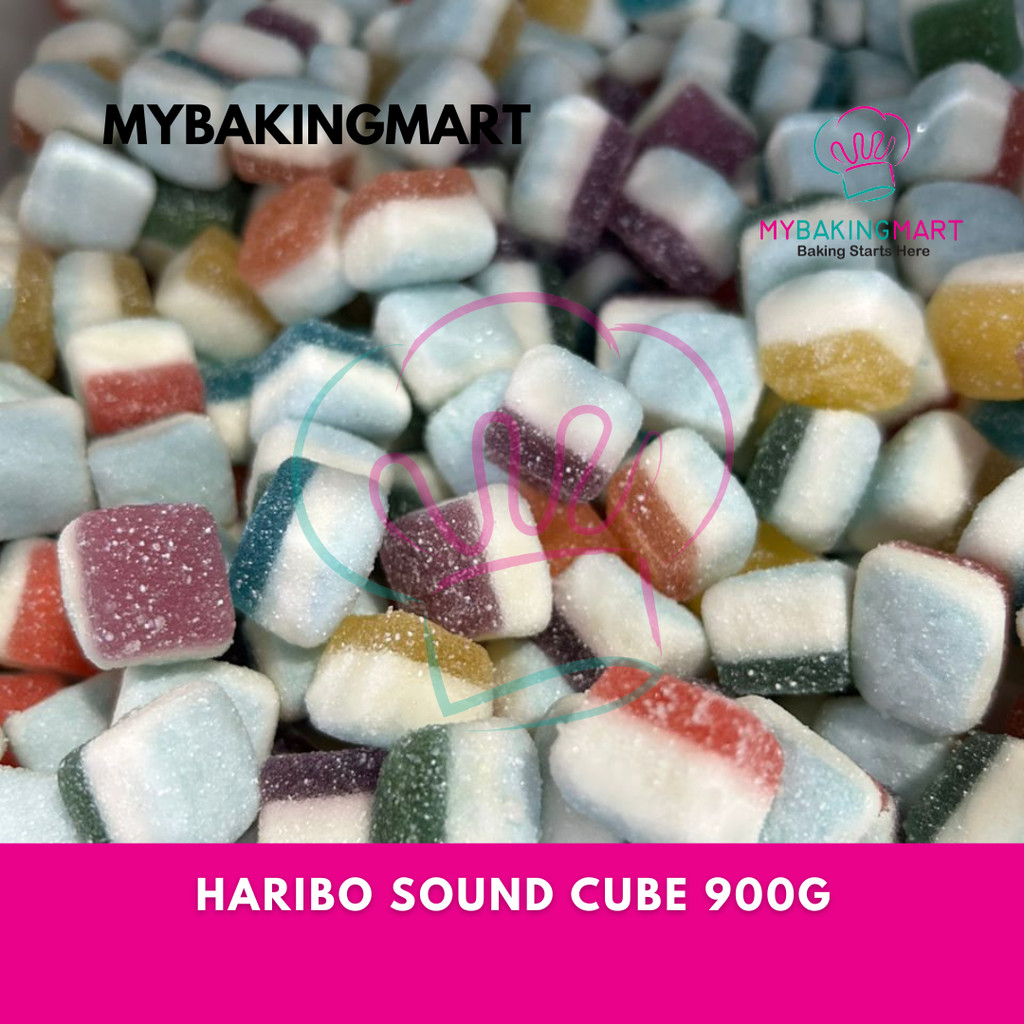 Mybakingmart Haribo Sound Cube Halal Candy Gummy - 900g | Shopee Singapore