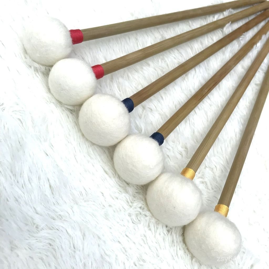 Source Supply Bamboo Stick Felt Head Mallet Tuning Drumstick Single ...