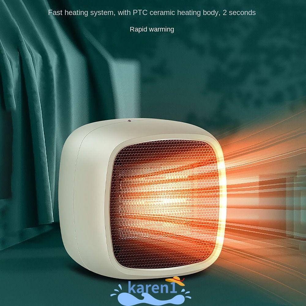 KAREN Portable Space Heater, 800W 220V Heat Up in 2 Seconds Compact ...