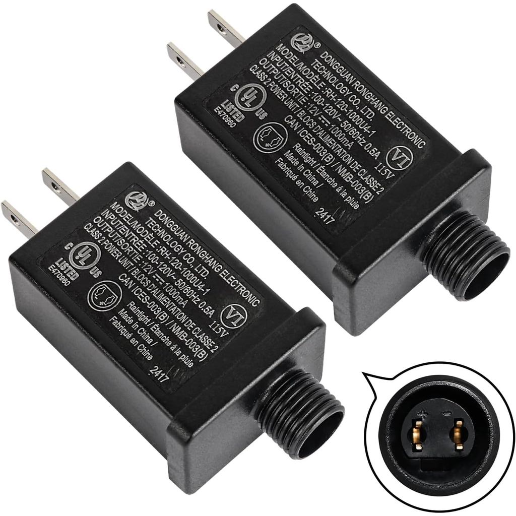 OurWarm Replacement Yard Inflatable Adapter, Class 2 Power Supply 12V ...
