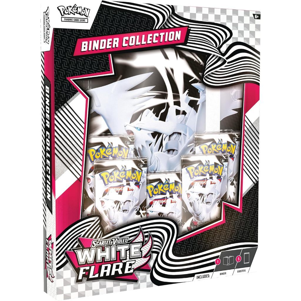 Pokemon Tcg Scarlet & Violet 10.5 White Flare Binder Box | Shopee Singapore