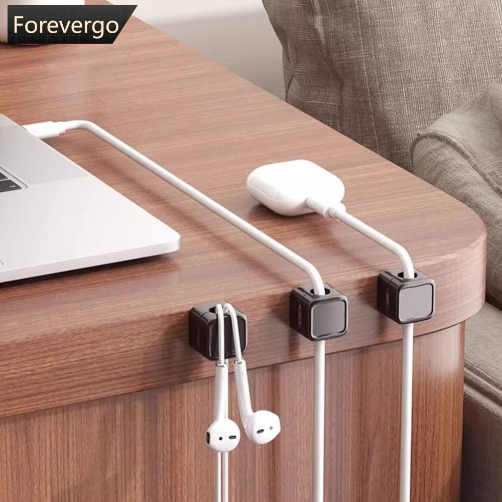 FOREVERGO 6PCS Magnetic Cable Clips Cable Smooth Adjustable Cord Holder ...