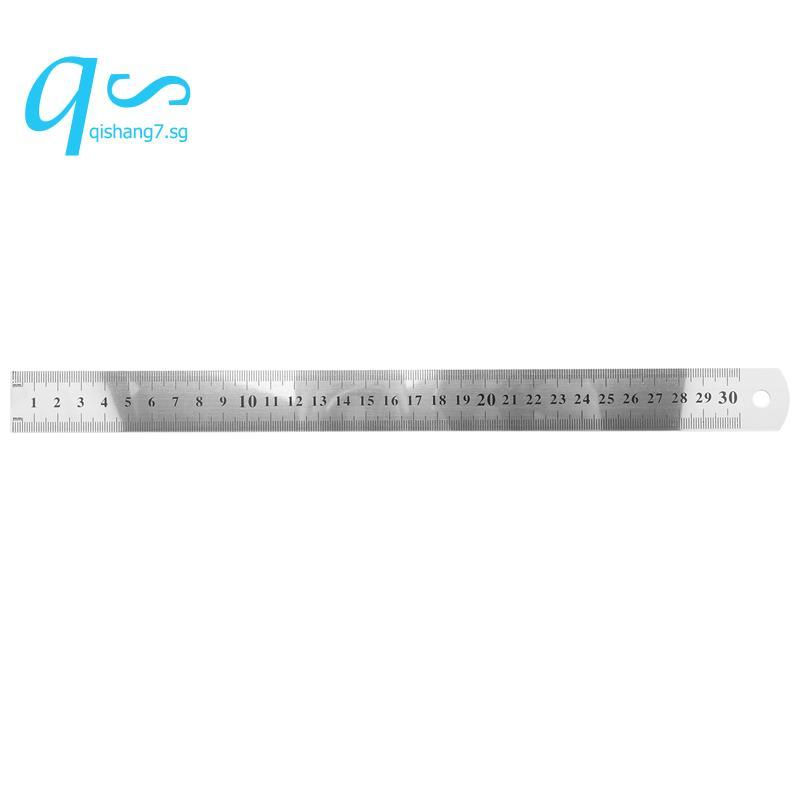 Stainless Steel Ruler Measure Metric Function 30cm 12Inch | Shopee ...
