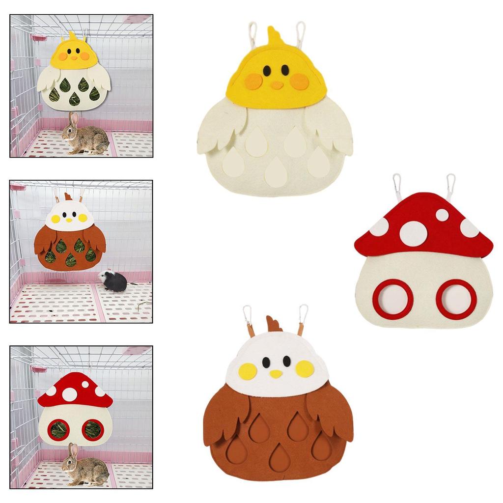 [baoblaze21] Rabbit Feeder Bag, Waste-Free Food Dispenser, Hanging ...