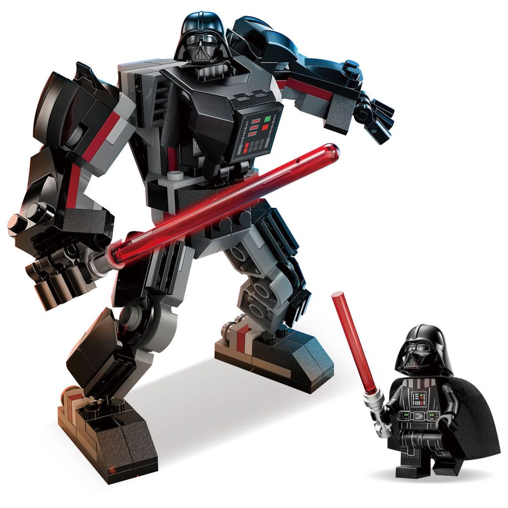 Compatible with Lego Star Wars Darth Vader Mecha Black Samurai Mini ...