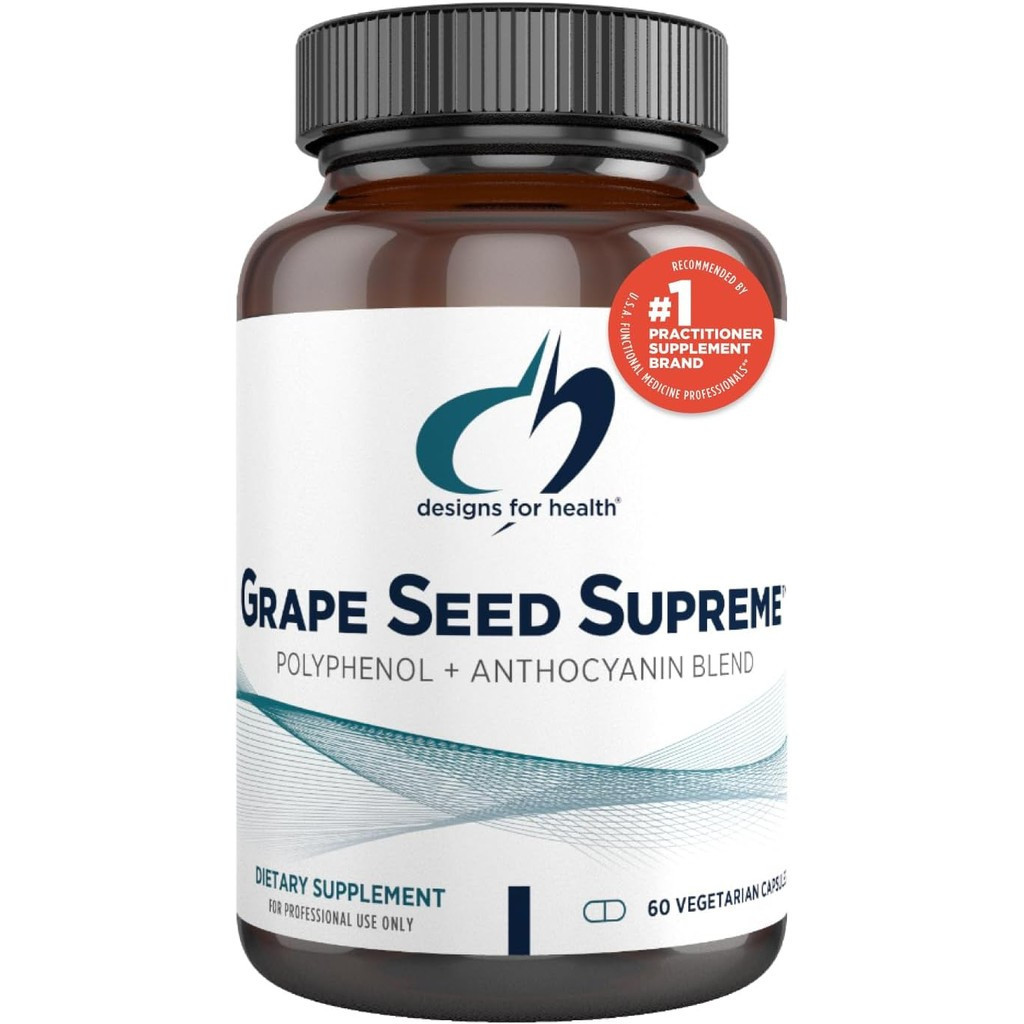 Designs for Health Grape Seed Supreme - 200mg Grapeseed Extract ...