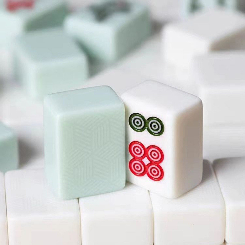 Second Grade Jade Mahjong Red Medium Mahjong Fully Automatic Mahjong ...