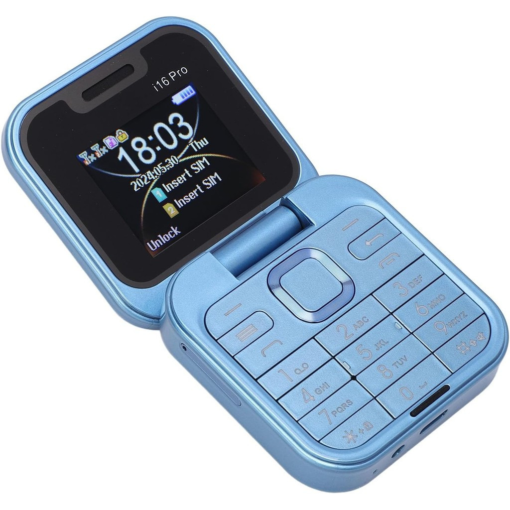 2G Unlocked Flip Phone for Seniors, Dual SIM Flip Cell Phone with Dual ...