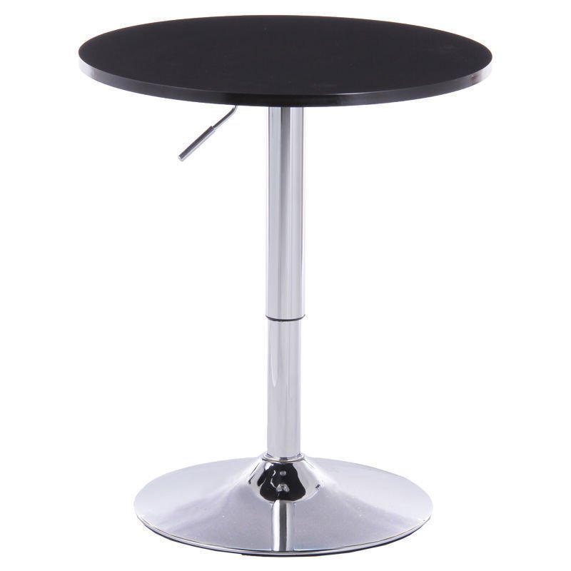 High Bar Table Round Simple Cocktail Table Adjustable Rotating Small ...