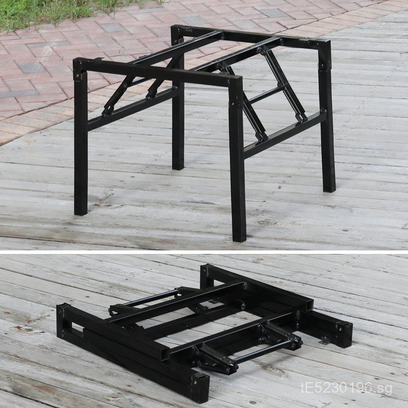 Foldable Square Table Stand Support Frame Table Frame Shelf&Bracket H ...